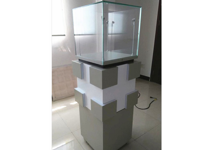 Multi Functional Custom Glass Display Cases Fully Assembled Structure ...